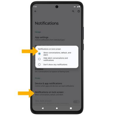 Motorola moto edge - 2022 (XT2205-2) - Notifications & Alerts - AT&T