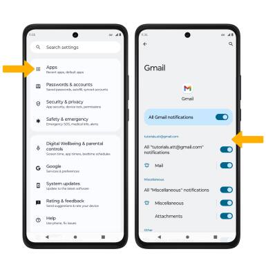 Motorola moto edge - 2022 (XT2205-2) - Notifications & Alerts - AT&T