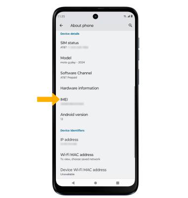 Motorola moto g PLAY - 2024 (XT2413-3) - Find IMEI, Phone & Serial ...