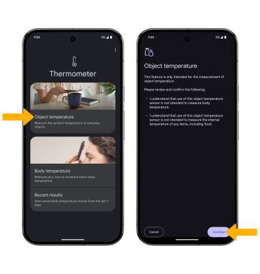 Google Pixel 8 Pro (G1MNW) - Sensor de temperatura corporal - AT&T