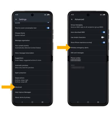 null - Messaging Settings - AT&T