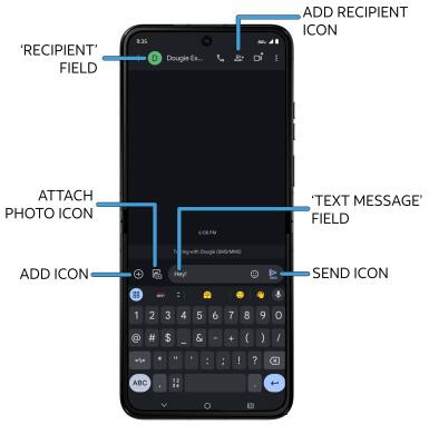 Motorola razr - 2023 (XT2323-5) - Send & Receive Messages - AT&T
