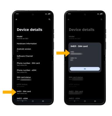 Motorola razr - 2023 (XT2323-5) - Find IMEI, Phone & Serial Number - AT&T