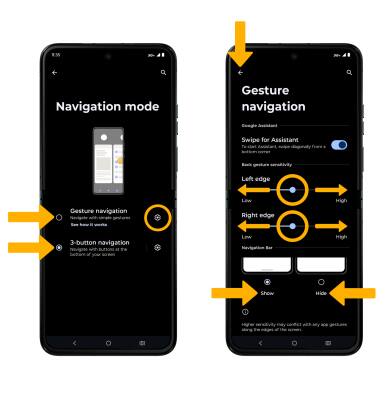 Motorola razr - 2023 (XT2323-5) - Gestures & Motion - AT&T