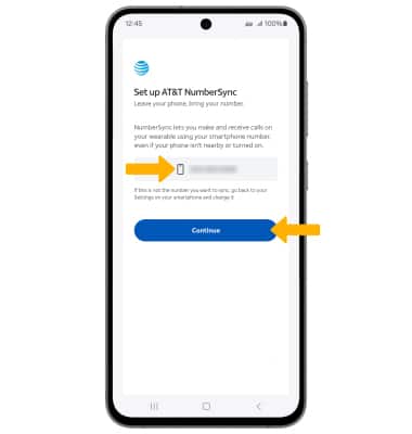 Samsung Galaxy Watch FE (SM-R866U) - AT&T NumberSync - AT&T