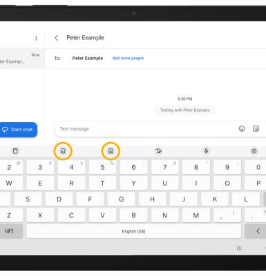 Samsung Galaxy Tab A9+ 5G (SM-X218U) - Keyboard & Typing - AT&T