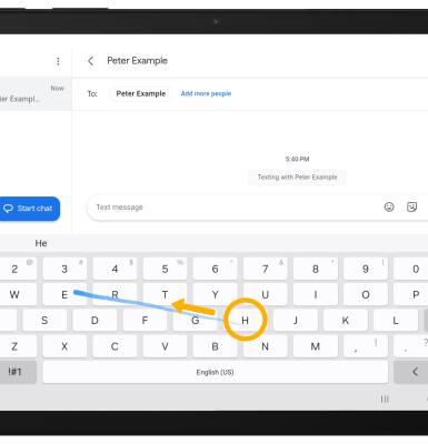 Samsung Galaxy Tab A9+ 5G (SM-X218U) - Keyboard & Typing - AT&T