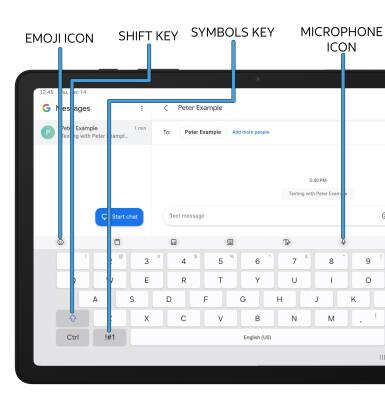 Samsung Galaxy Tab A9+ 5G (SM-X218U) - Keyboard & Typing - AT&T