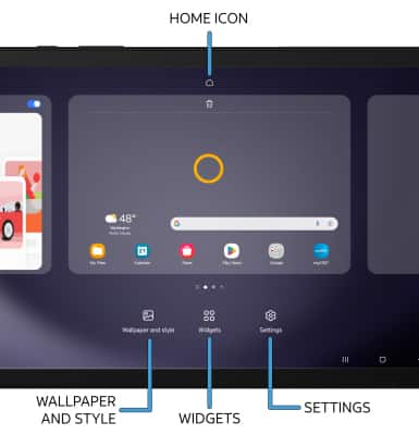 Samsung Galaxy Tab A9+ 5G (SM-X218U) - Learn & Customize the Home Screen - AT&T