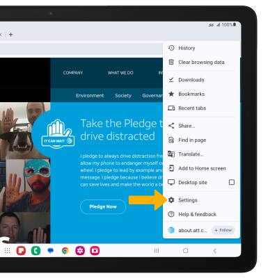 Samsung Galaxy Tab A9+ 5G (SM-X218U) - Browse the Web - AT&T