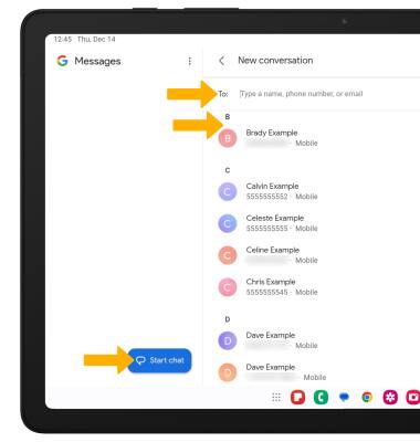 Samsung Galaxy Tab A9+ 5G (SM-X218U) - Send & Receive Messages - AT&T