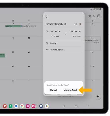 Samsung Galaxy Tab S10+ (SM-X828U) - Calendar - AT&T