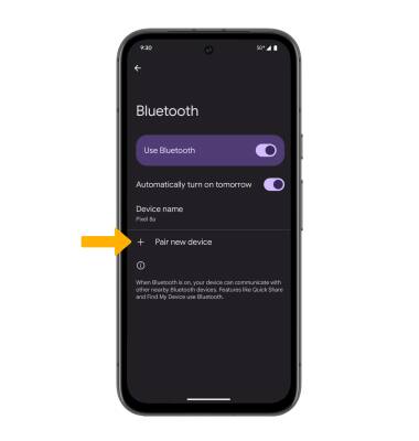 Google Pixel 8a (GKV4X) - Bluetooth - AT&T