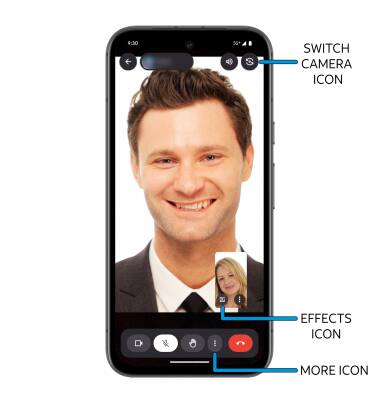 Google Pixel 8a (GKV4X) - Video Calling with Google Meet - AT&T