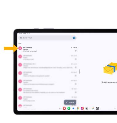 Samsung Galaxy Tab S10+ (SM-X828U) - Send & Receive Email - AT&T