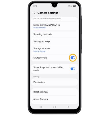 Samsung Galaxy A17 5G (SM-A176U) - Camera & Video Settings - AT&T