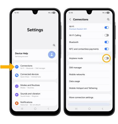Samsung Galaxy A17 5G (SM-A176U) - Airplane Mode - AT&T
