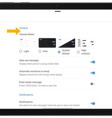 Samsung Galaxy Tab A11+ 5G (SM-X238U) - Messaging Settings - AT&T