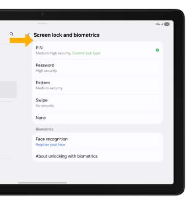 Samsung Galaxy Tab A11+ 5G (SM-X238U) - Secure My Device - AT&T