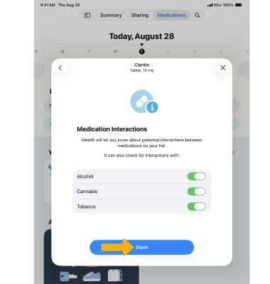 Apple iPad Pro 13-inch (M5) 2025 - Health App - AT&T