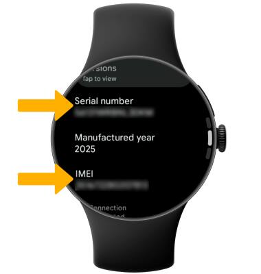 Google Pixel Watch 4 (G1KAW/GWSQ2) - Find IMEI, Phone & Serial Number ...