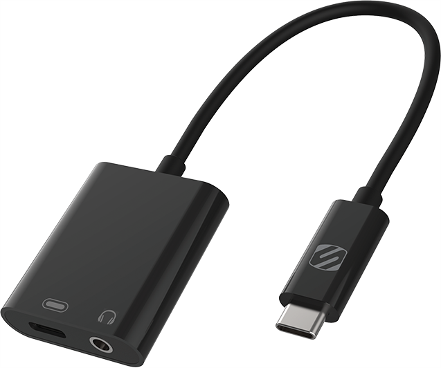 Scosche StrikeLine Audio Adapter - Black Black from AT&T