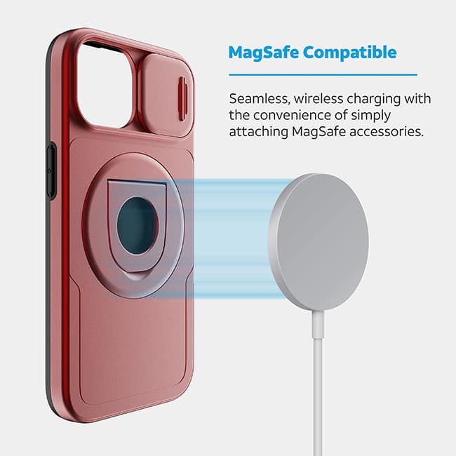 AT&T Essentials Magnetic Utility Case with Camera Cover and Kickstand ...