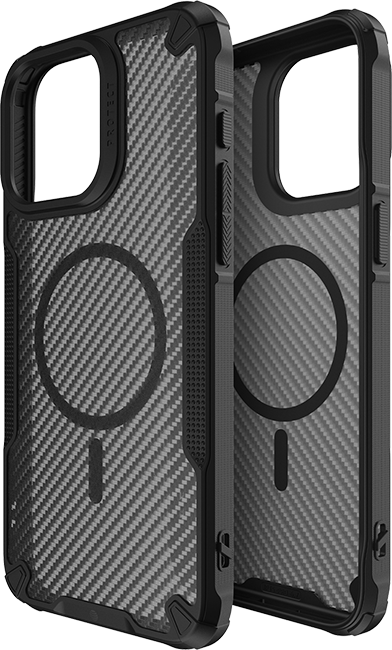 AT&T Essentials Rugged Smoke Tinted Magnetic Armor Case - iPhone 15 Pro ...