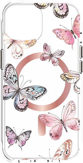 Karma by Body Glove Pink Butterflies with Magsafe Case - iPhone 14/13 ...