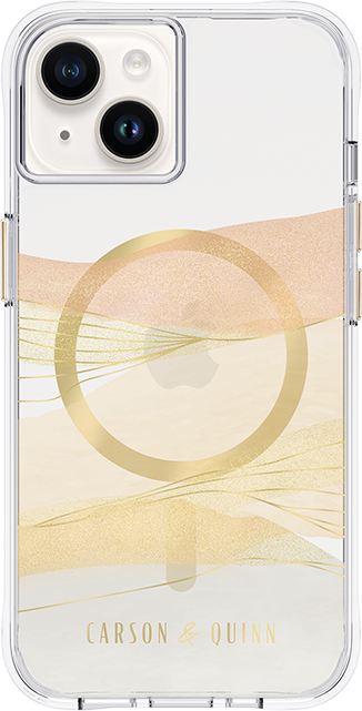 Estuche Carson & Quinn Champagne Sorbet con MagSafe - iPhone 14/13 - AT&T