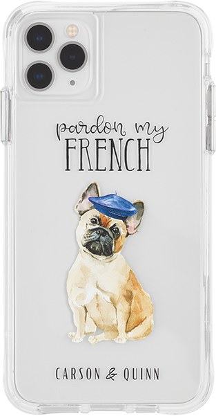 Estuche Carson & Quinn Pardon My French - iPhone 11 Pro Max XS Max - AT&T