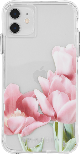 Estuche Carson & Quinn Pink Tulips, para iPhone 11/XR Multi from AT&T