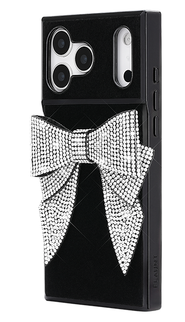 FLAUNT SQUARE Elegance Crystal Bow Case - iPhone 17 Pro Max - AT&T