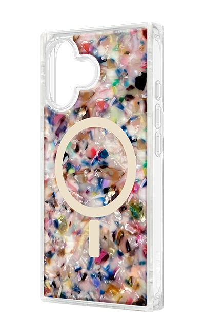 FLAUNT SQUARE Rainbow Confetti MagSafe Case - iPhone 17 - AT&T