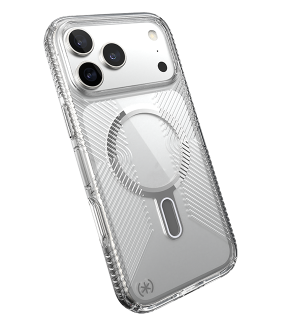 Speck Presidio Perfect-Clear Grip Chrome ClickLock MagSafe Case ...