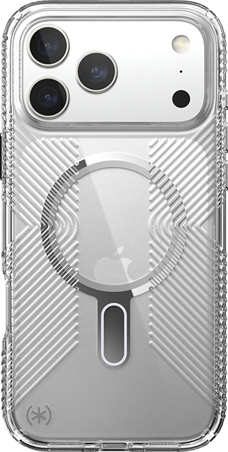 Speck Presidio Perfect-Clear Grip Chrome ClickLock MagSafe Case ...