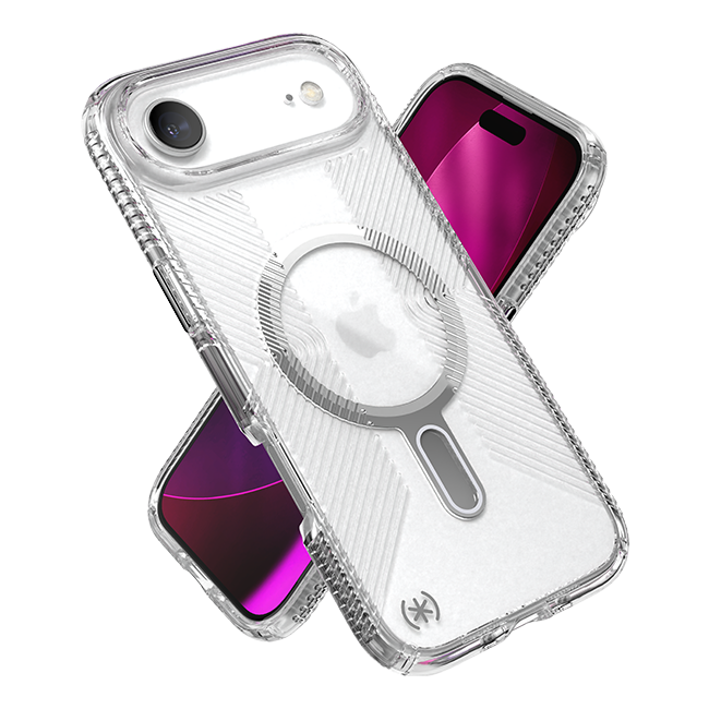 Speck Presidio Perfect-Clear Grip Chrome ClickLock MagSafe Case ...