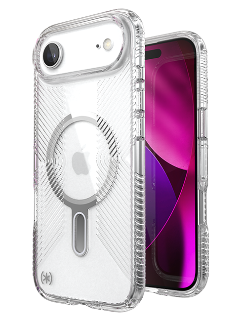 Speck Presidio Perfect-Clear Grip Chrome ClickLock MagSafe Case ...