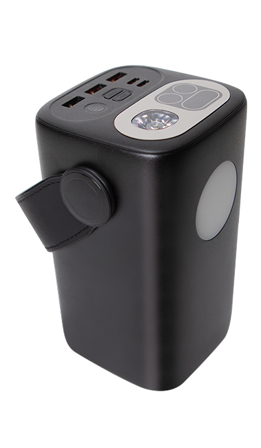 AT&T Essentials 100W Power Station with LED Display + Light - AT&T