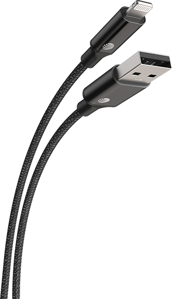 AT&T 4ft USB A to Lightning Cable - AT&T