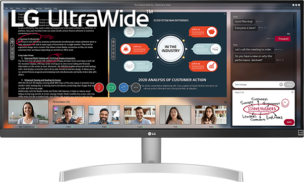 Monitor LG Ultrawide FHD de 29" - AT&T