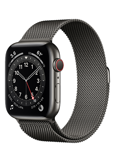 Apple Watch Series 6 44mm 32 GB in Graphite Stainless - Graphite ...
